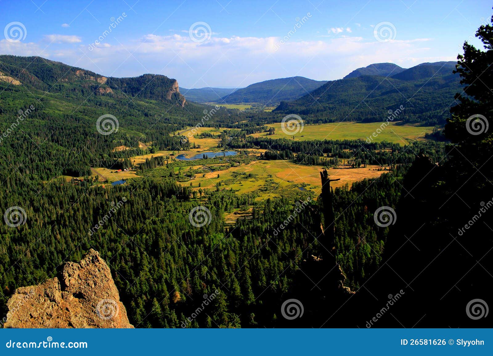 Scenic Valley stock photo. Image of mountains, beautiful - 26581626