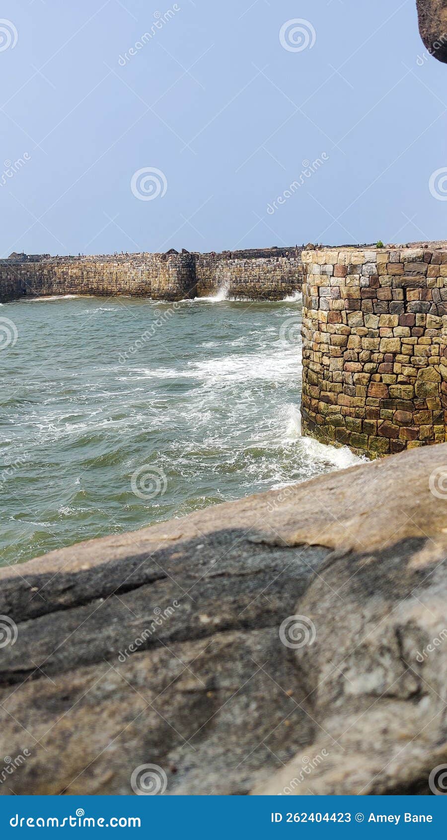 Scenic View from the Aguada Fort in Goa Stock Image - Image of fort ...