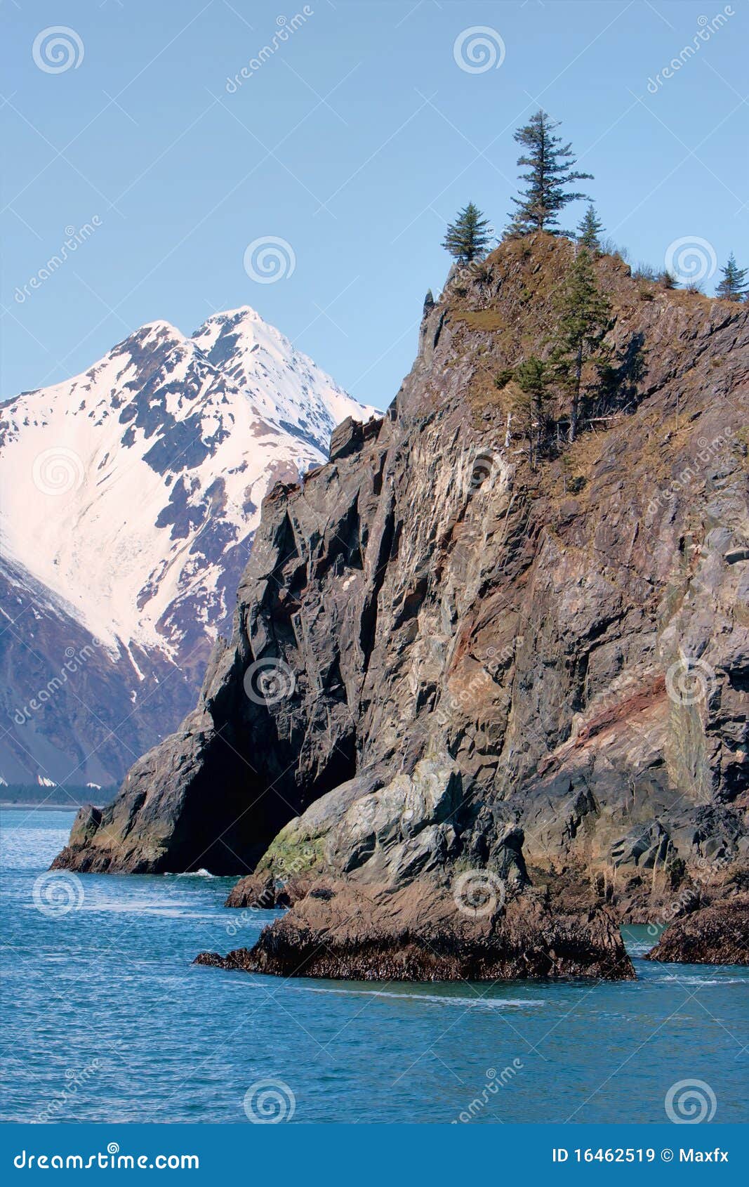Scenic view in Alaska stock image. Image of wilderness - 16462519