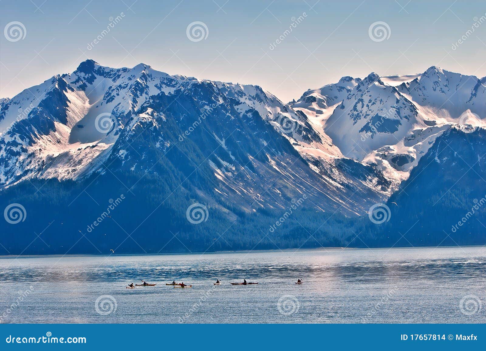 Scenic view in Alaska stock photo. Image of ocean, season - 17657814