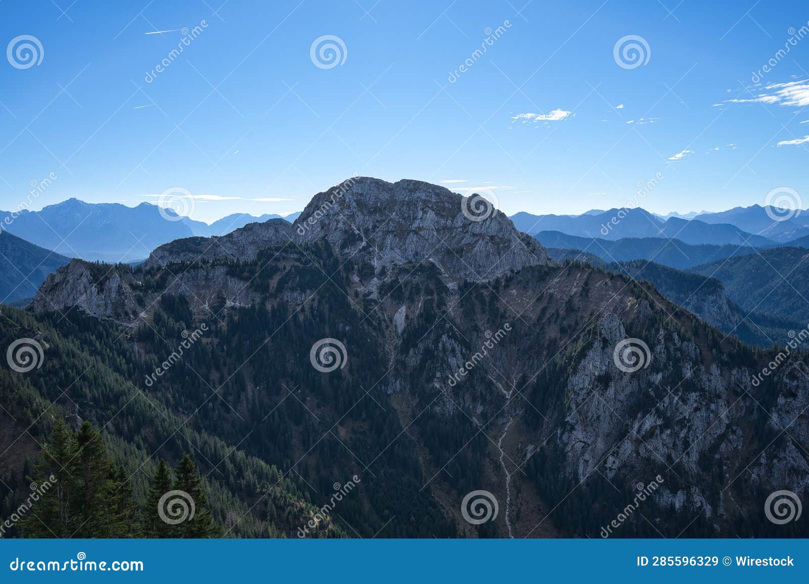 Scenic View of the Alps in Northern Germany. Stock Image - Image of ...