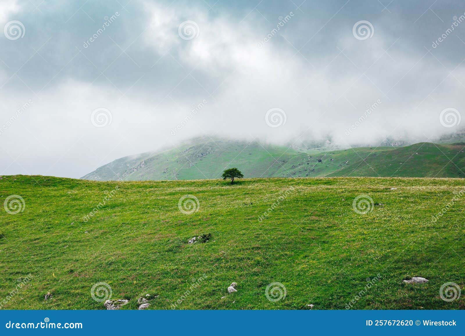 Scenic View of Armenian Green-covered Mounts Stock Photo - Image of ...