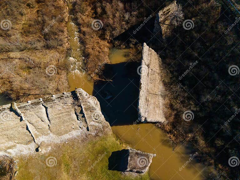 Scenic View of the Austin Dam Located in Austin Stock Image - Image of ...
