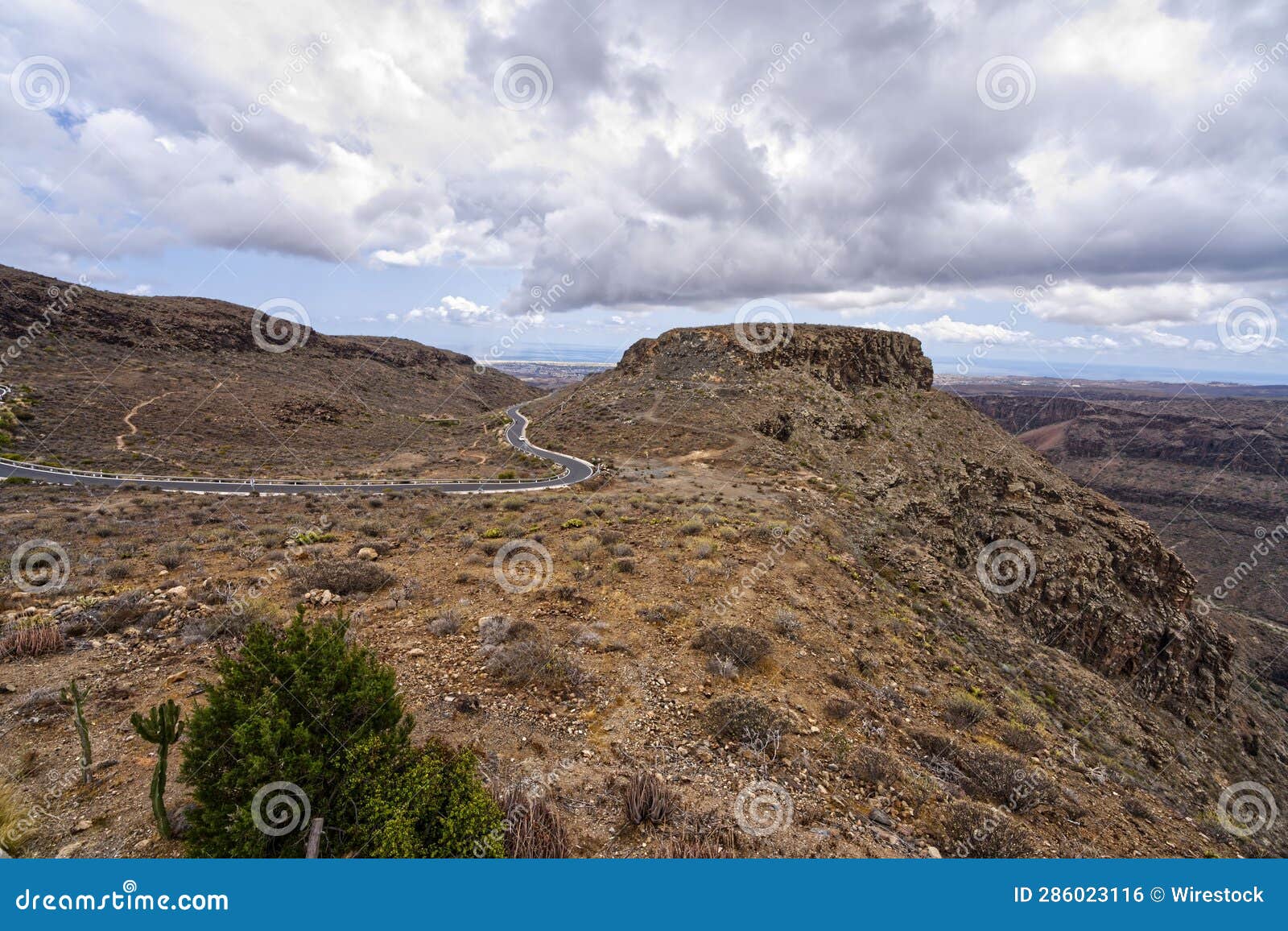 Scenic View of a Barren Mountain Range Stock Photo - Image of rocky ...