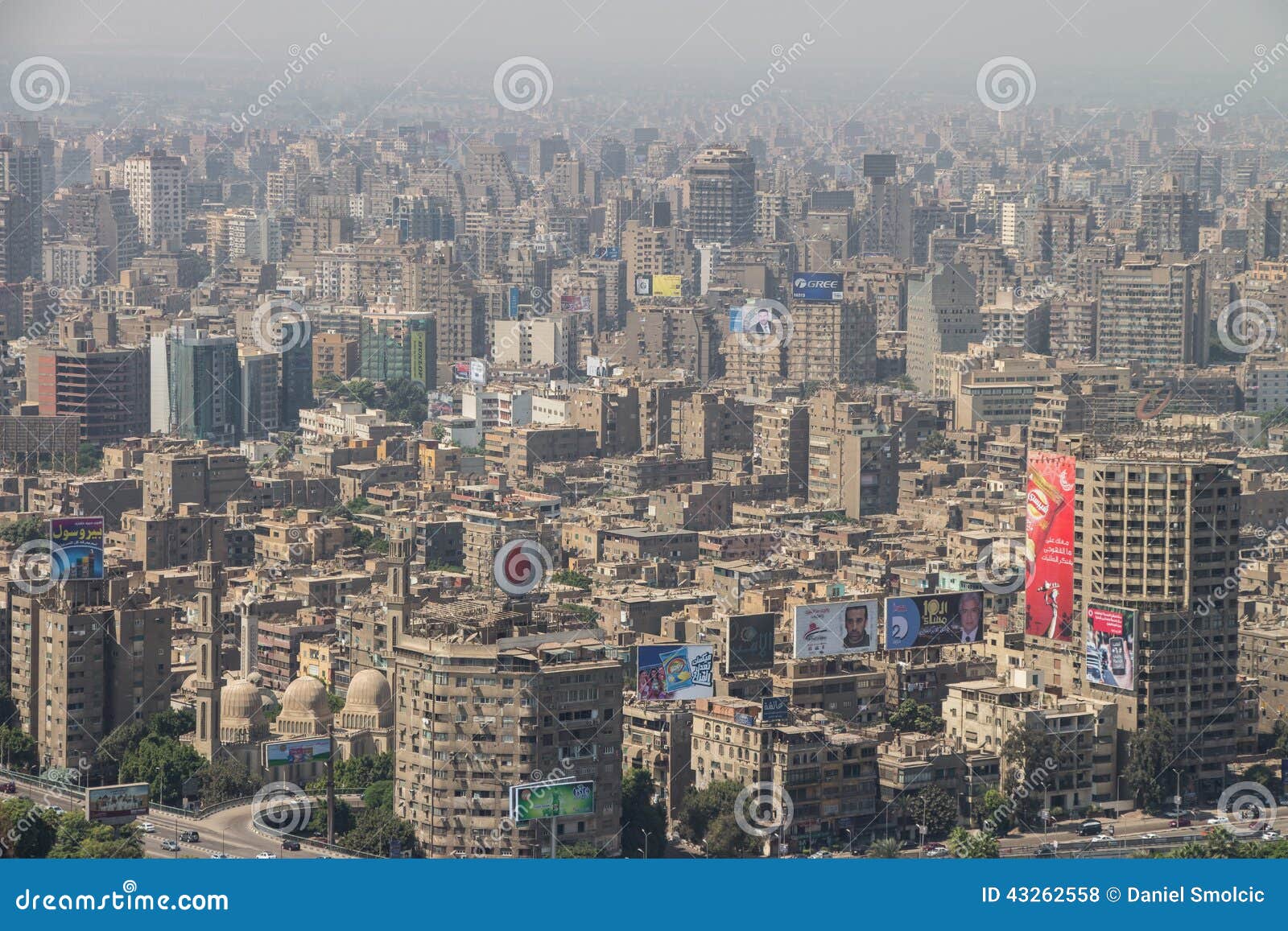 Scenic View of Cairo in Egypt Editorial Stock Photo - Image of egypt ...