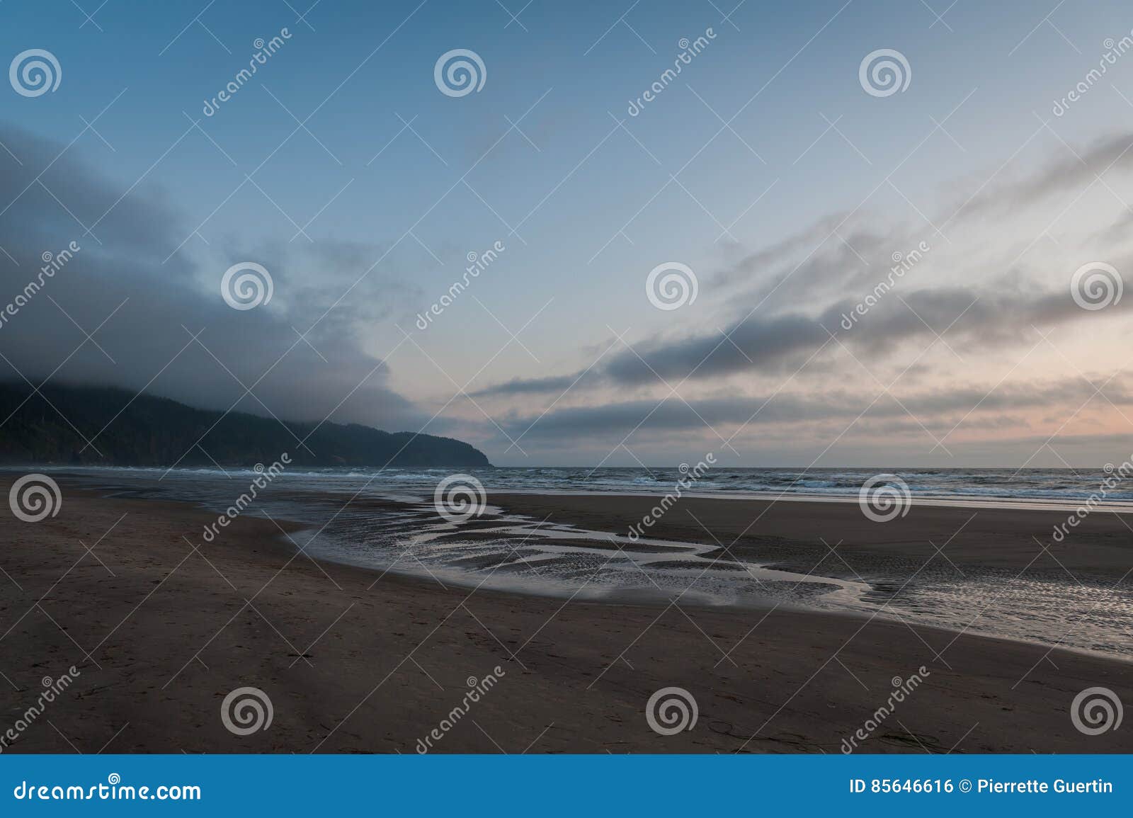 Scenic View of Cape Lookout Beach Stock Photo - Image of seascape ...