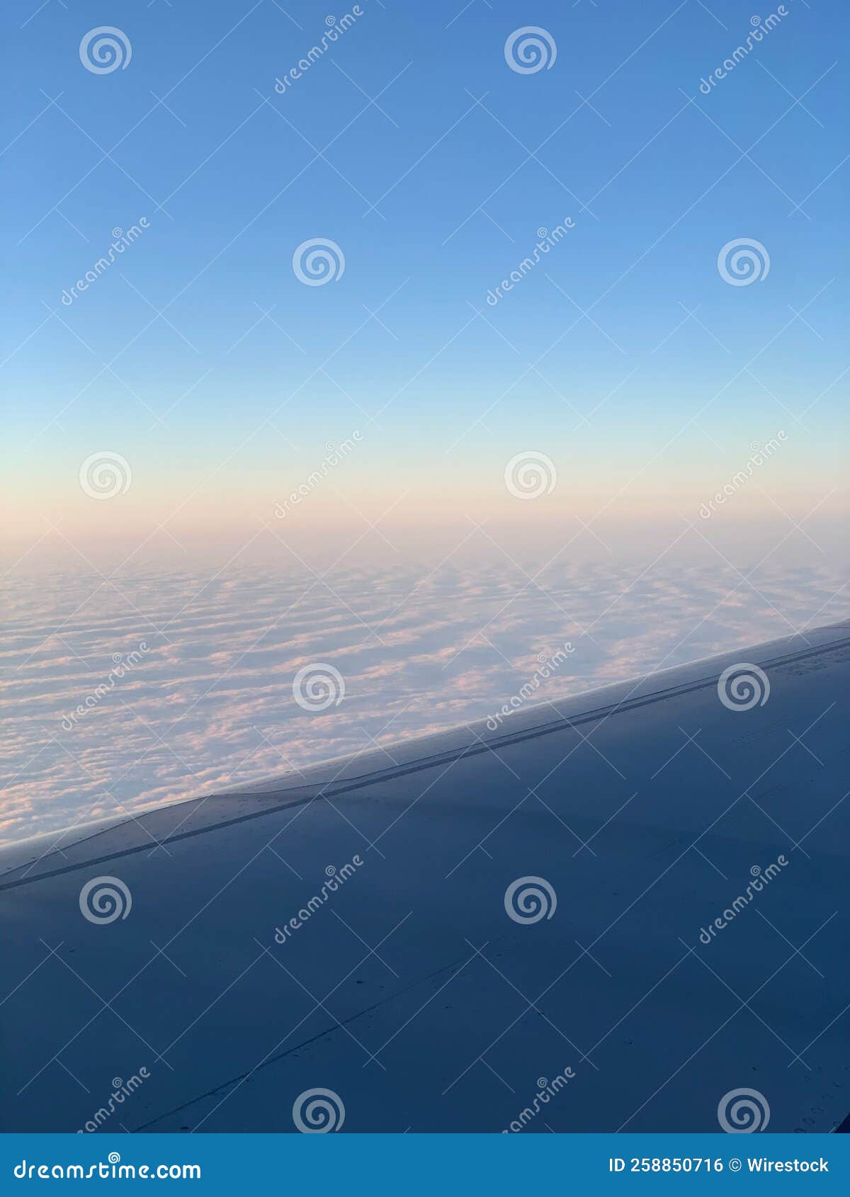 Scenic View of Cloudscape Seen from an Airplane Stock Photo - Image of ...