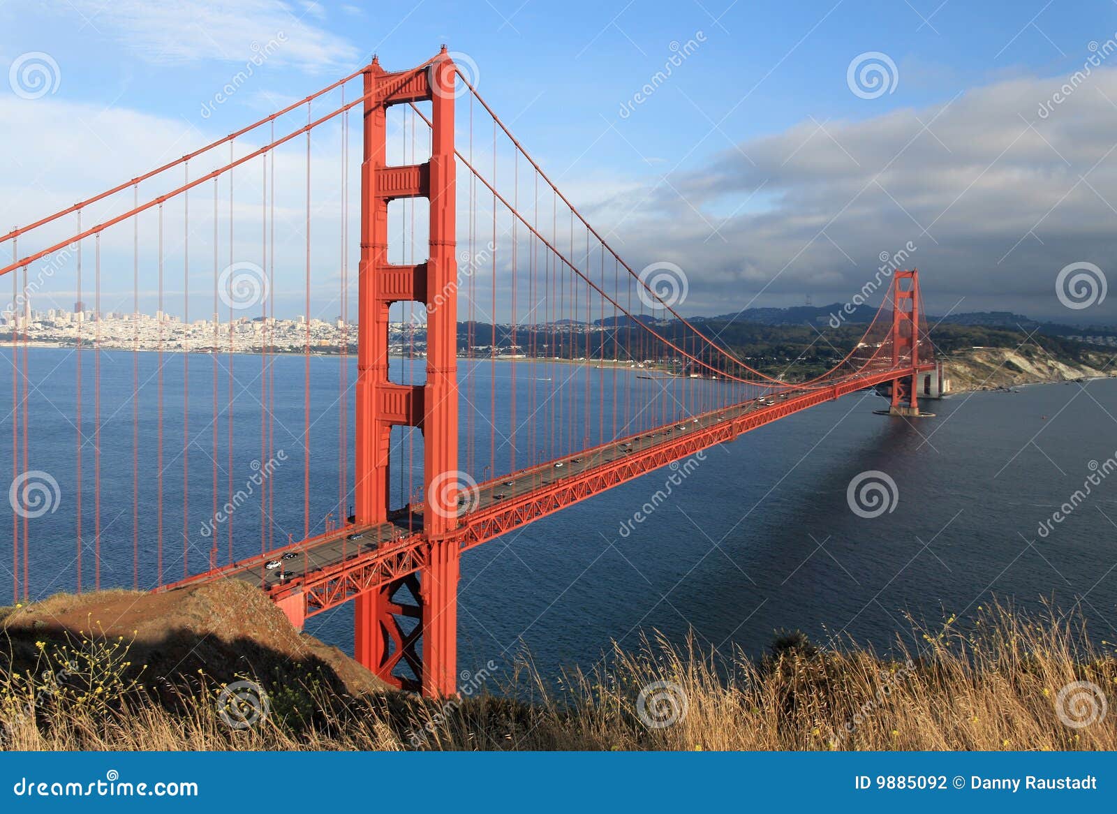 Scenic View of the Golden Gate Bridge Stock Photo - Image of city ...