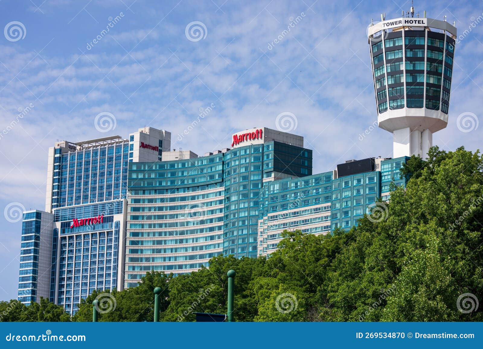 Scenic View of a Hotel Marriott at Niagara Falls Editorial Image ...