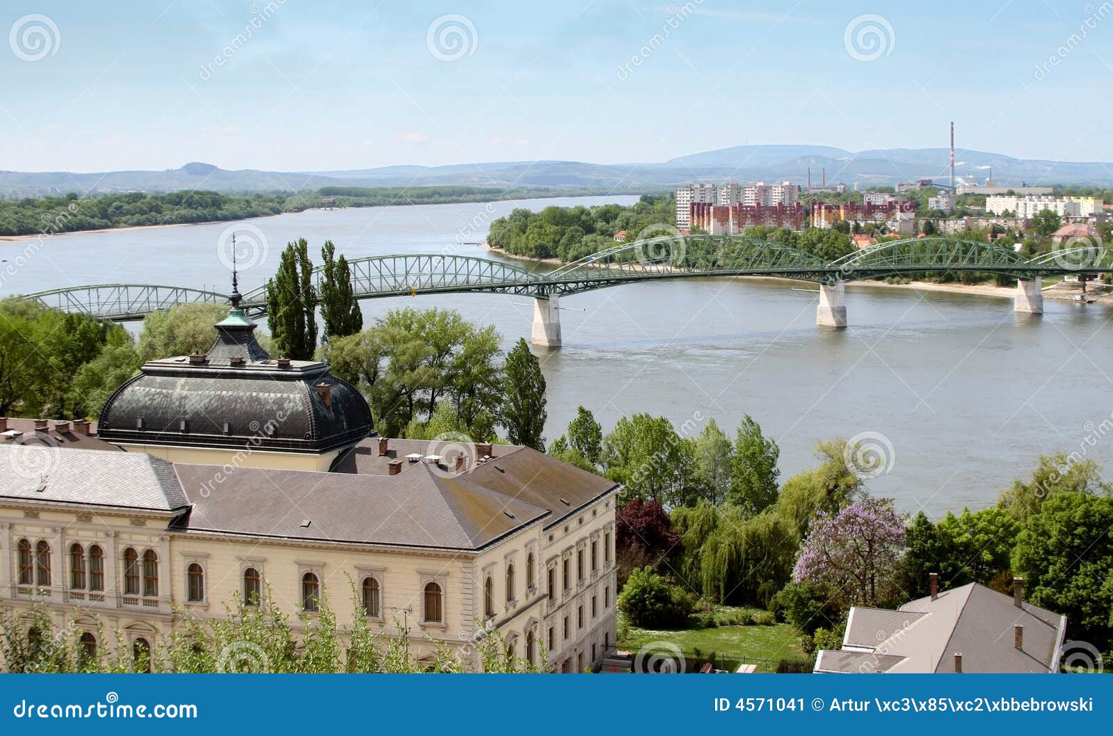 Scenic View of a Hungary River Stock Image - Image of dusk, view: 4571041
