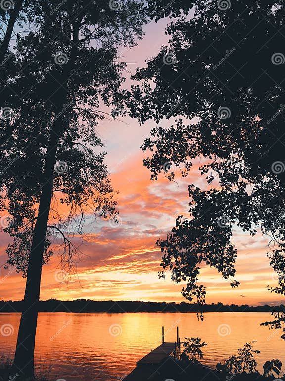 Scenic View stock image. Image of sunset, summer, view - 72035581