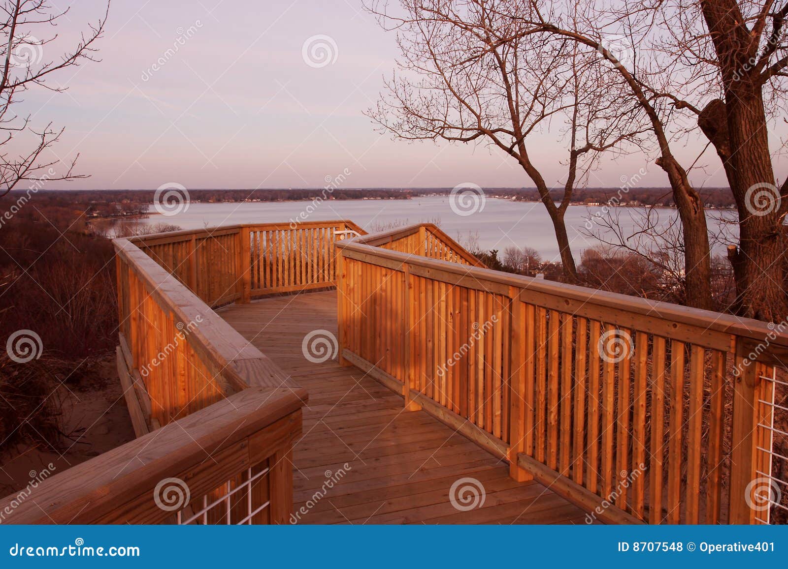 Scenic View of Lake Macatawa Stock Photo - Image of lake, mount: 8707548