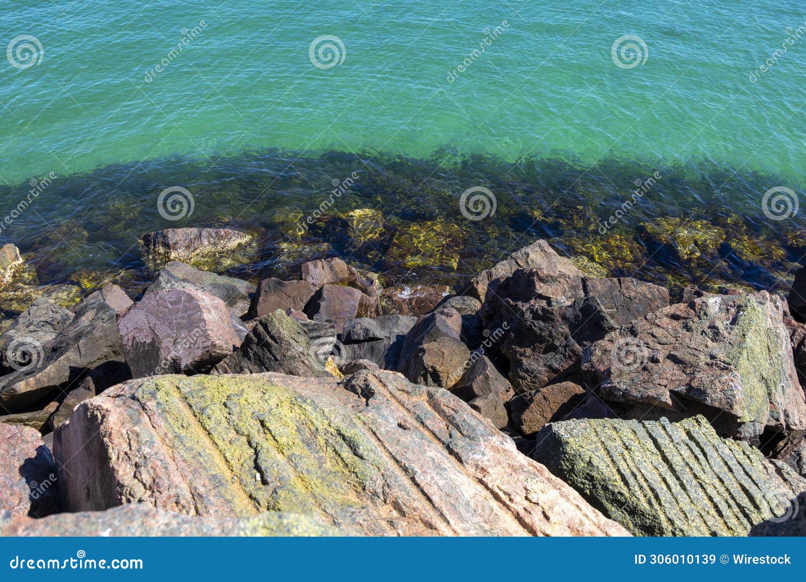 Scenic View of Marina Rocks at Wallaroo, SA Stock Image - Image of ...