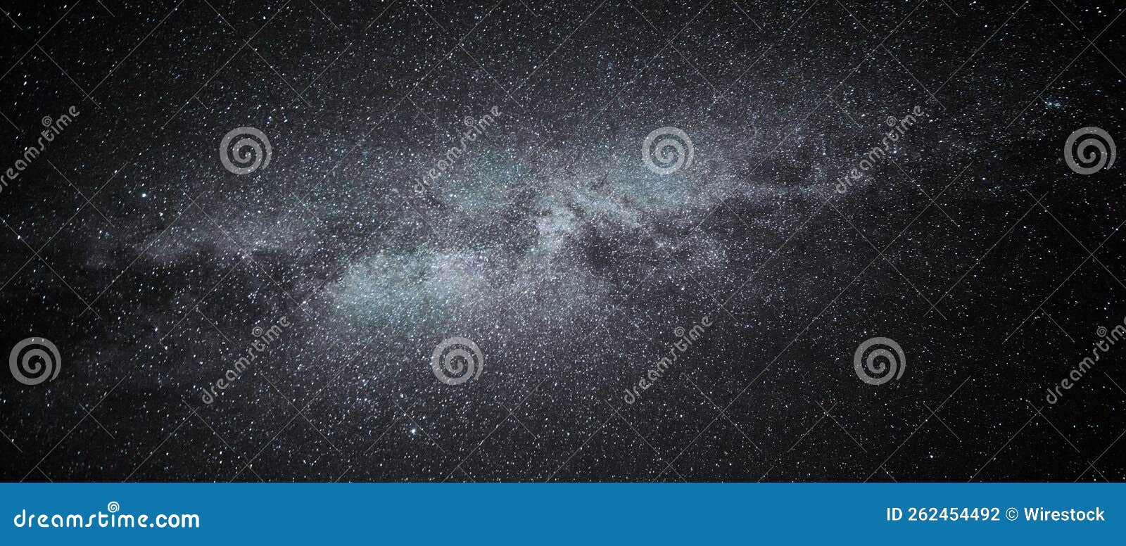 Scenic View of the Milky Way Galaxy Seen in the Night Sky Stock Photo ...