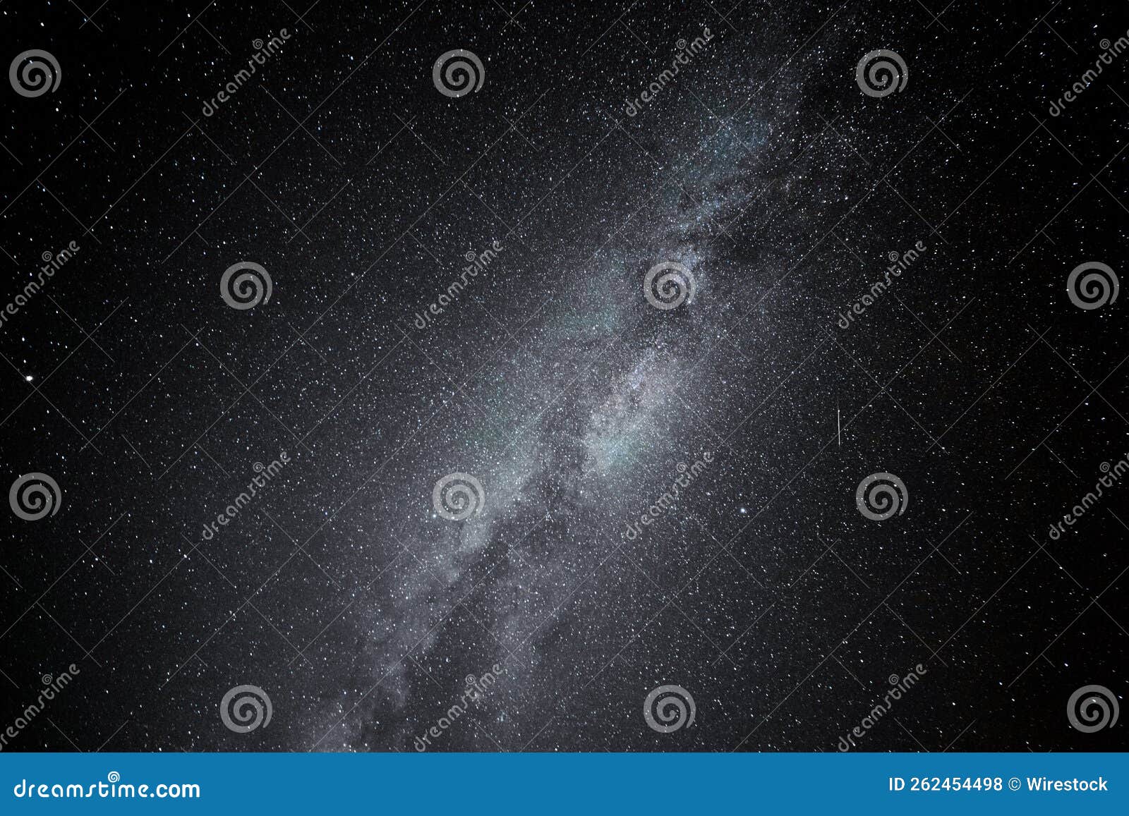 Scenic View of the Milky Way Galaxy Seen in the Night Sky Stock Photo ...