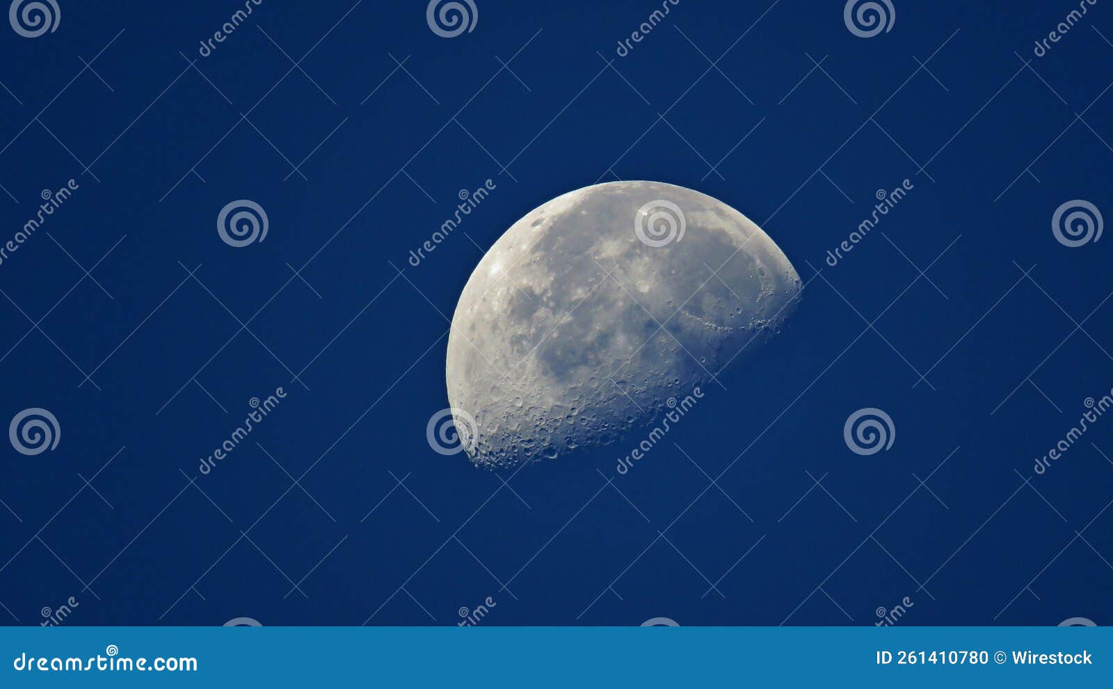 Scenic View of the Moon in the Night Sky Stock Photo - Image of travel ...