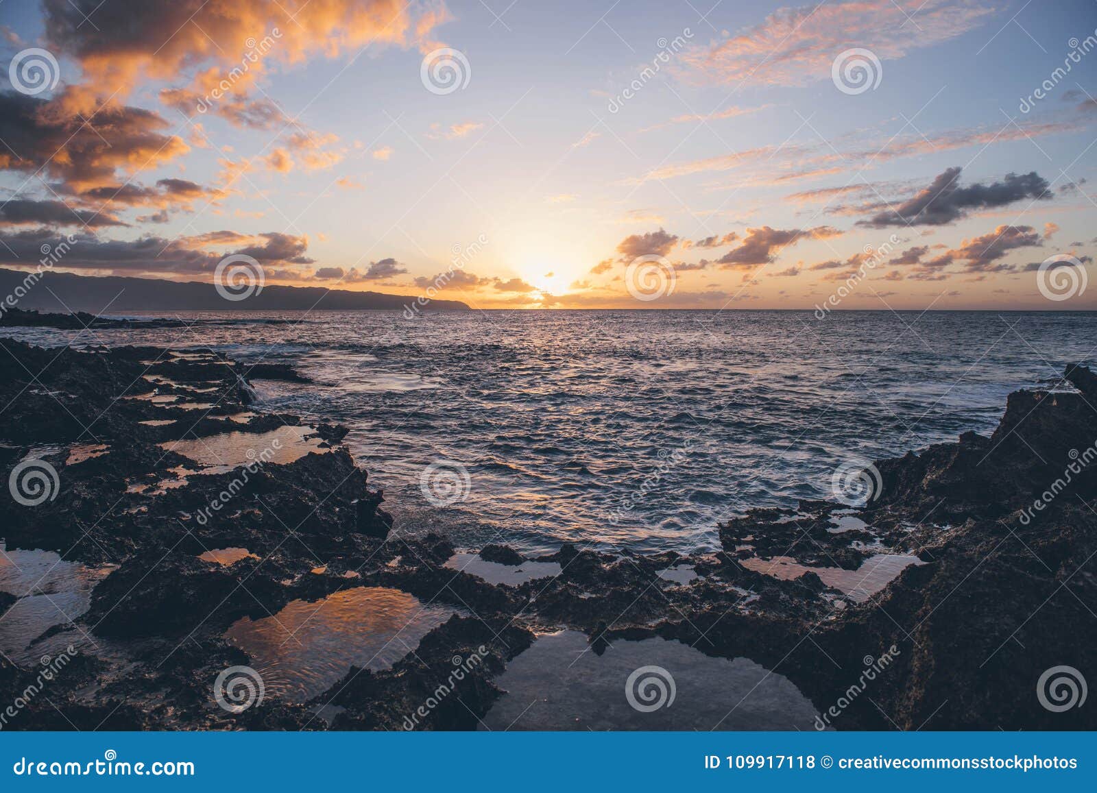 Scenic View Of Ocean During Sunset Picture. Image: 109917118