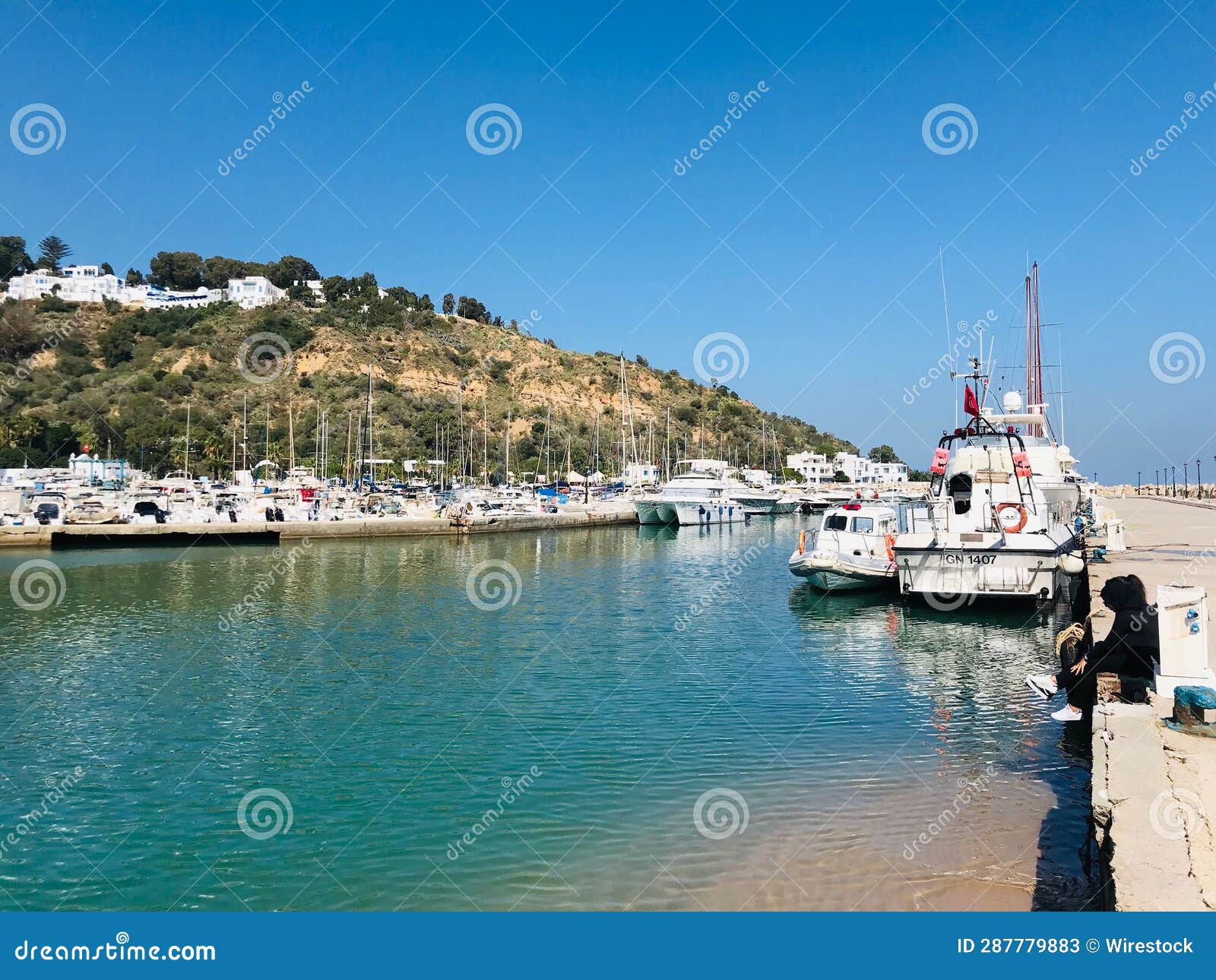 Scenic View of the Old Port of Bizerte, Tunisia Editorial Stock Photo ...