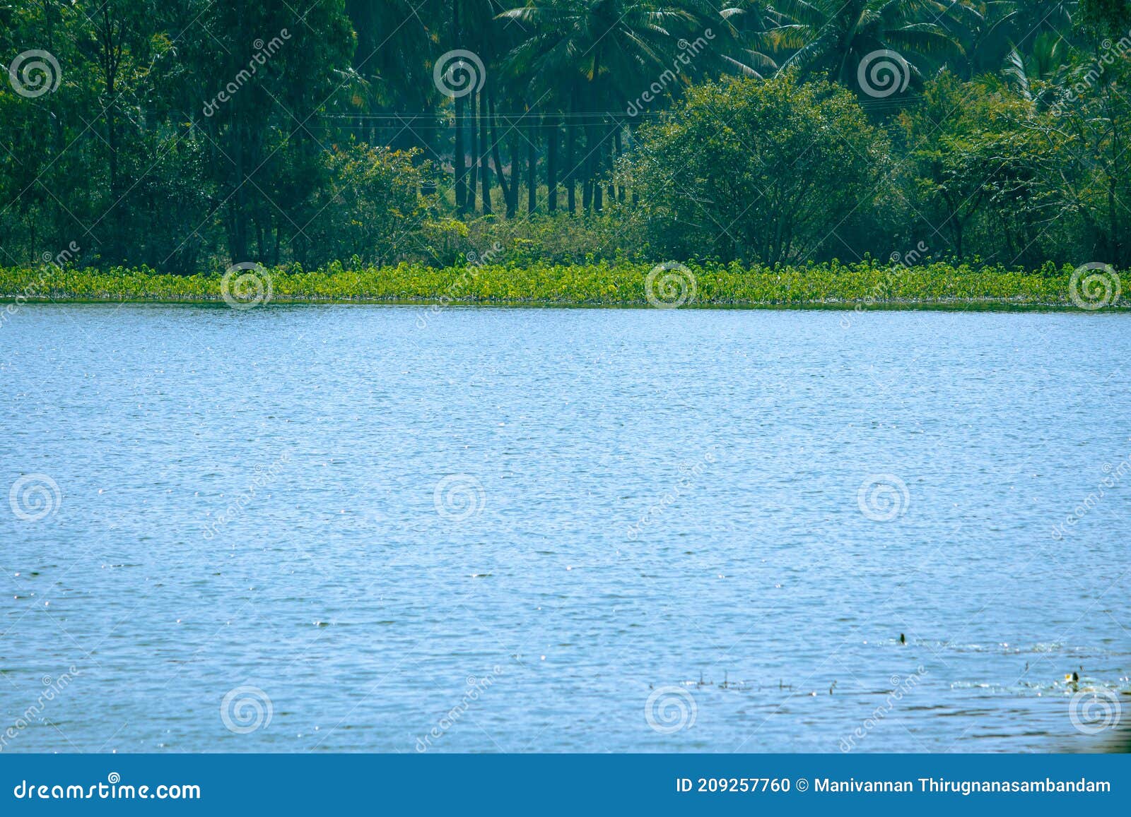 Scenic View of One of the Lake in Kolar, Karnataka, India Stock Photo ...