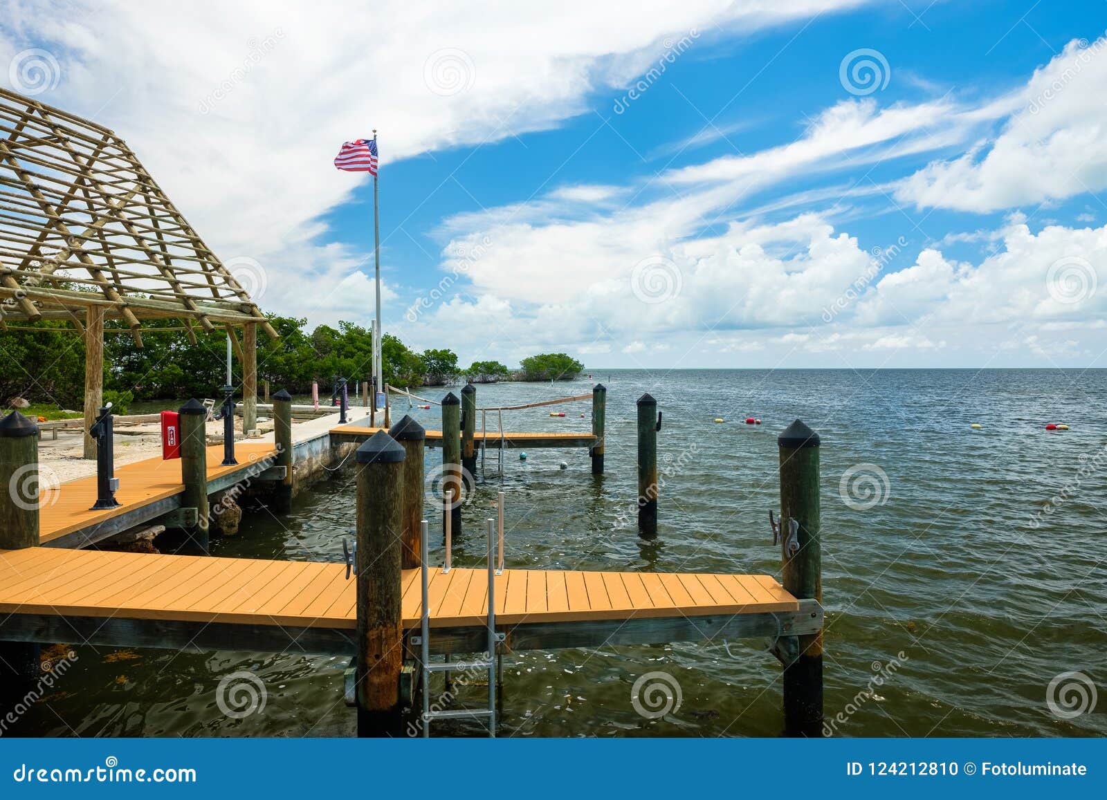 Scenic Florida Keys stock photo. Image of american, clouds - 124212810
