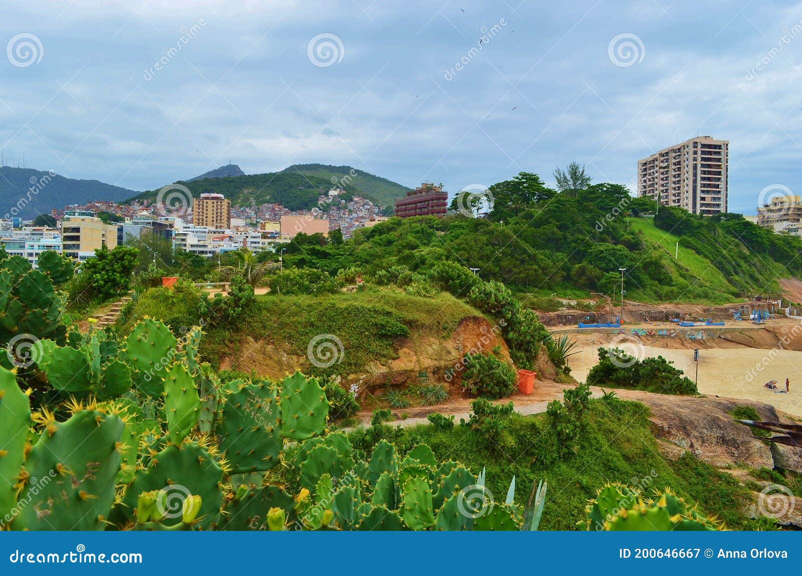 Scenic View of Rio De Janeiro in Brazil Stock Image - Image of famous ...