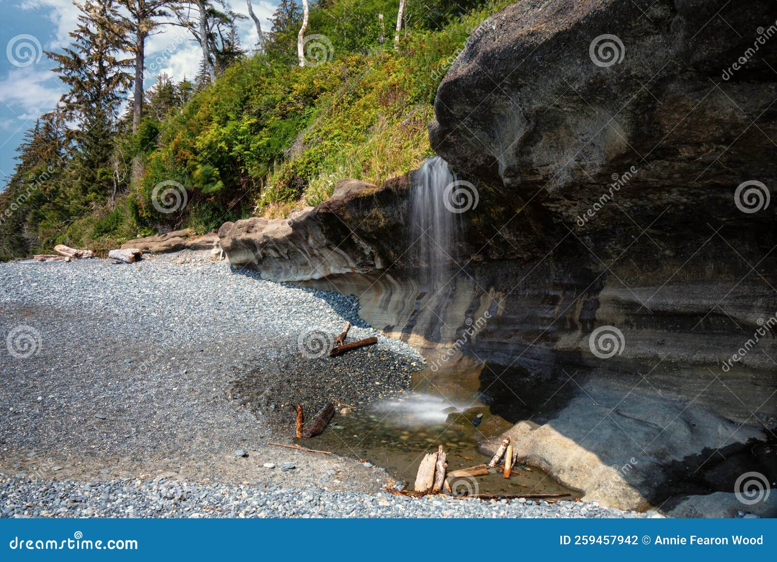 Sandcut Beach on Vancouver Island Stock Photo - Image of rocky, beach ...
