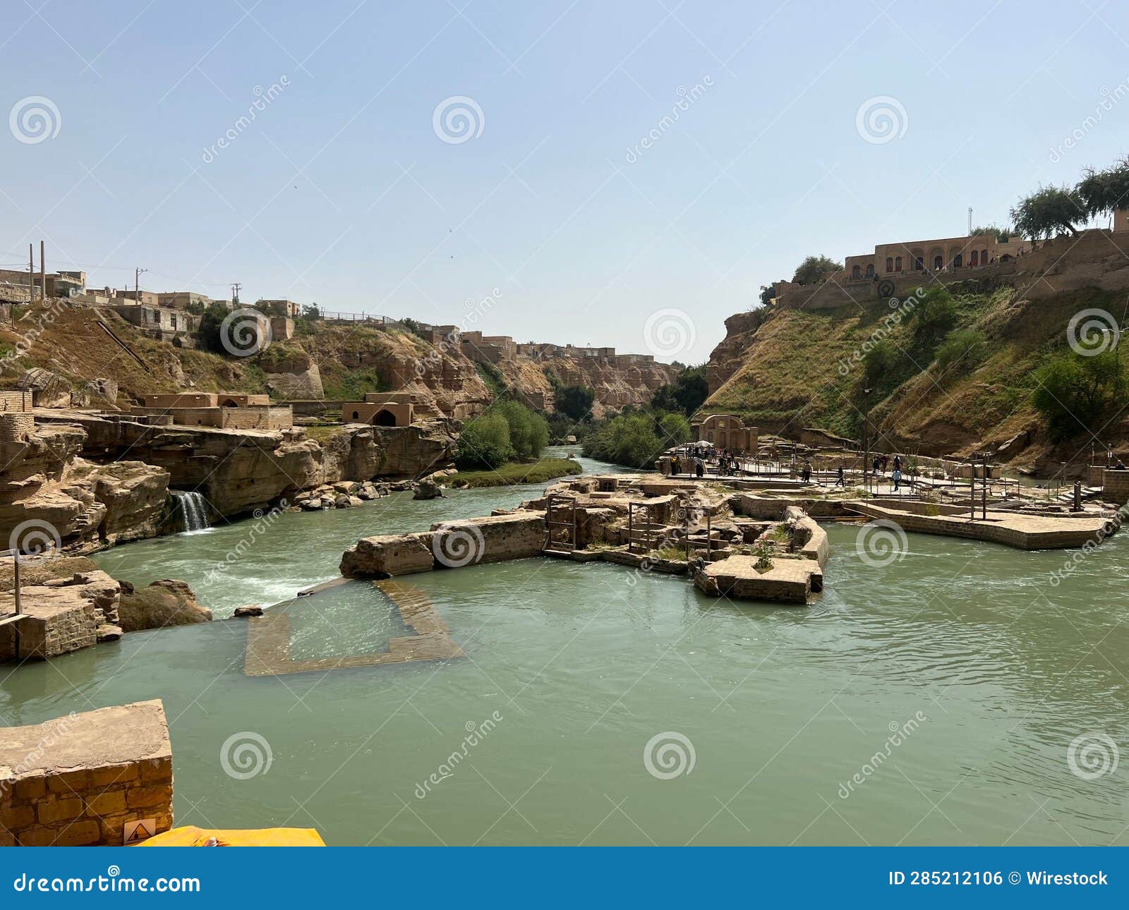 Scenic View of Shushtar Historical Hydraulic System in Iran Stock Photo ...