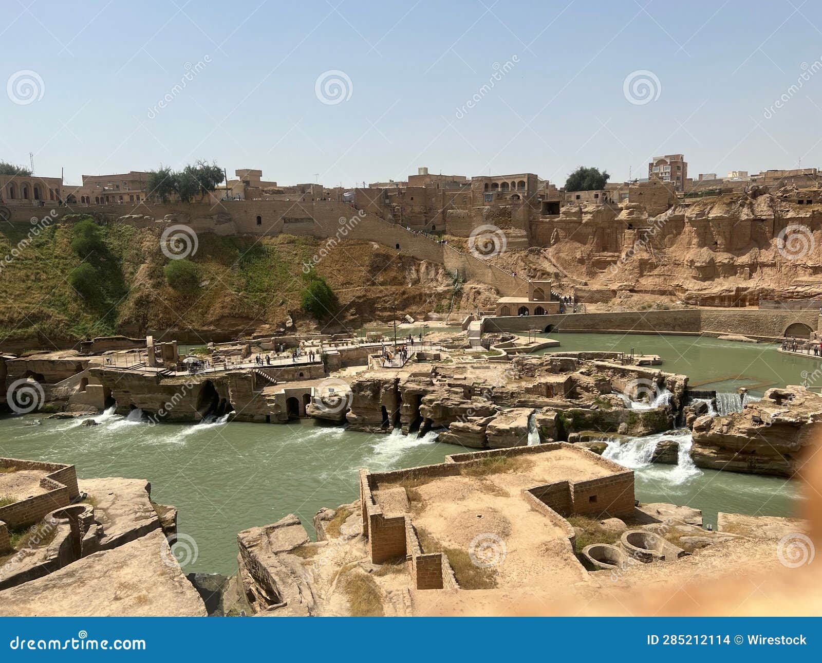 Scenic View of Shushtar Historical Hydraulic System in Iran Stock Photo ...