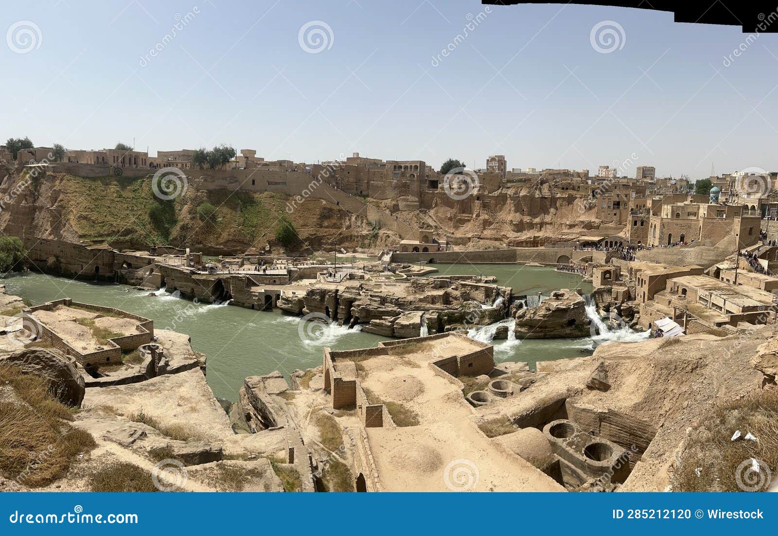 Scenic View of Shushtar Historical Hydraulic System in Iran Stock Photo ...