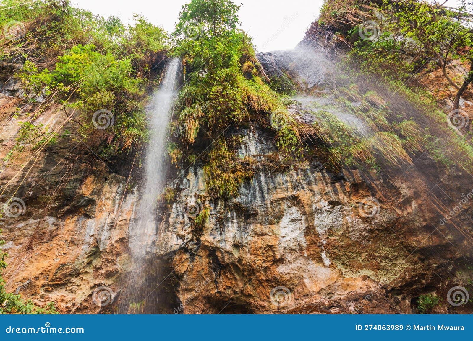 Scenic View of Sipi Waterfall in Mount Elgon, Mbale, Uganda Stock Image ...