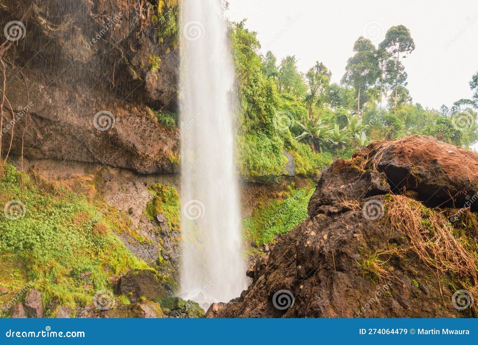 Scenic View of Sipi Waterfall in Mount Elgon, Mbale, Uganda Stock Image ...