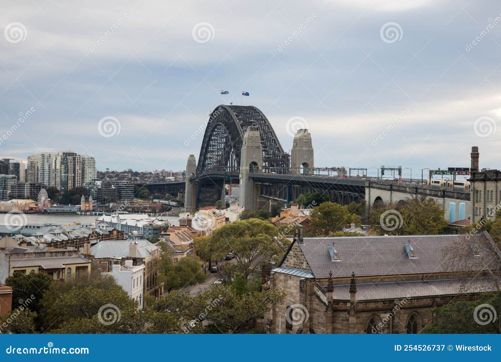 Scenic View of the Sydney Harbour Bridge, Australia Editorial ...
