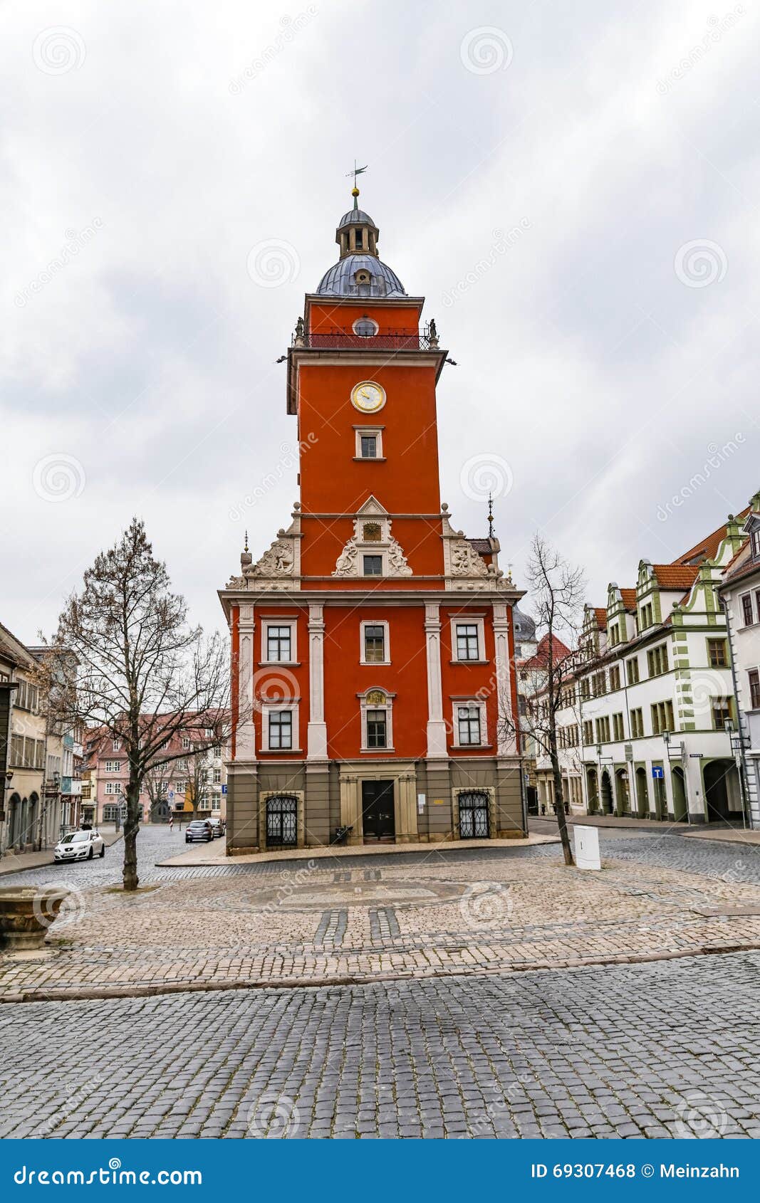 Scenic View To Old Hall of Gotha in Thuringia Stock Photo - Image of ...