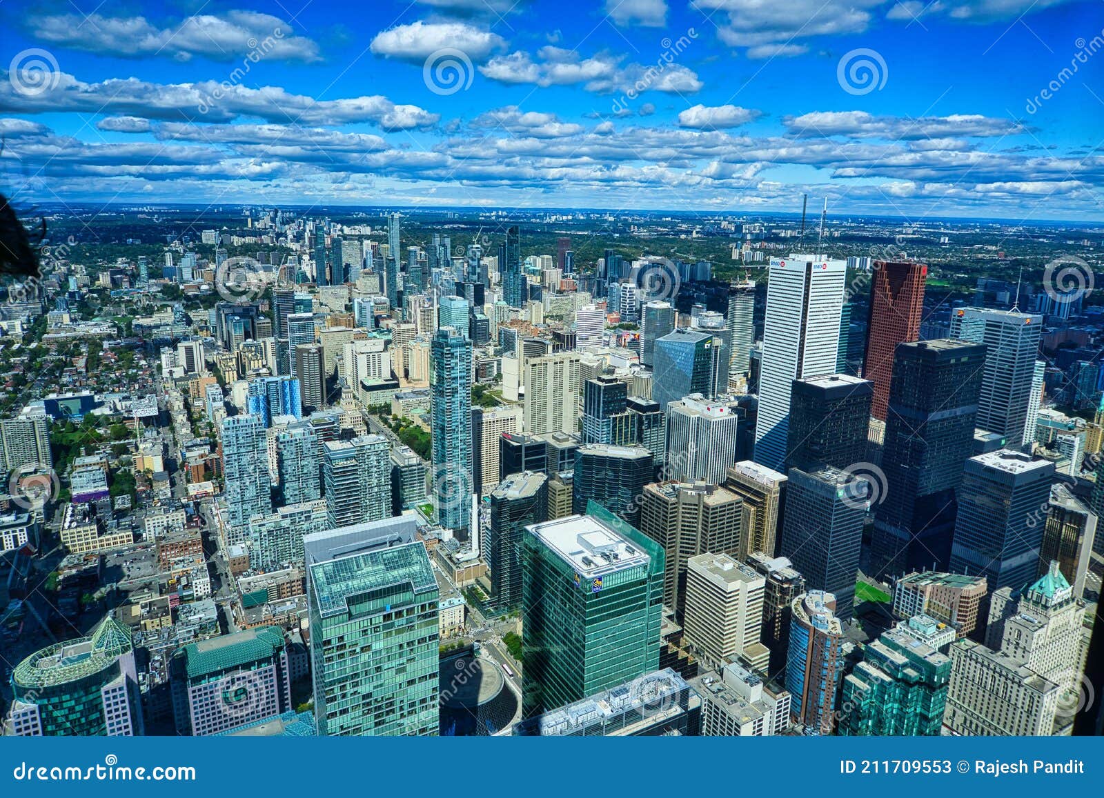Scenic View of Toronto Skyline and Downtown in Canada Editorial Stock ...
