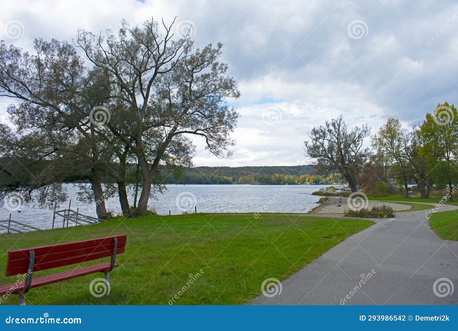 Scenic Views at Lake Bomoseen -01 Stock Photo - Image of overcast ...