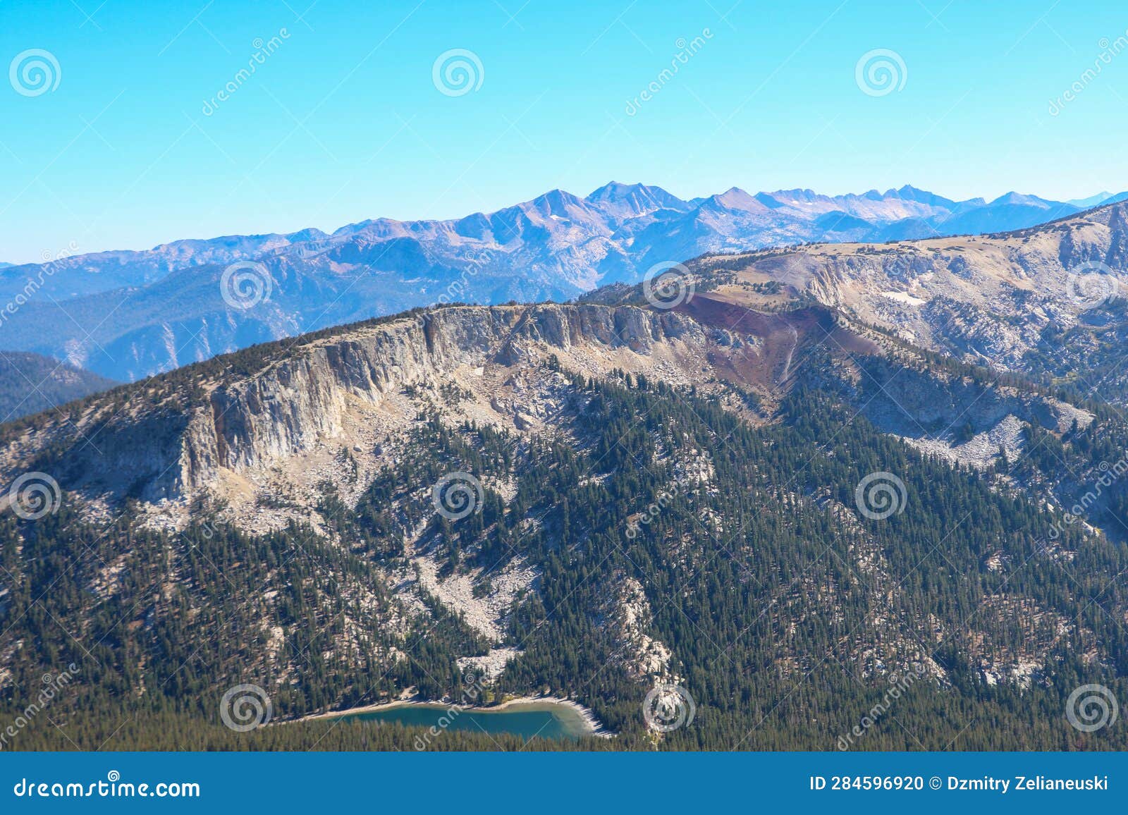 Scenic Views of the Mountains and Slopes in America. Stock Photo ...