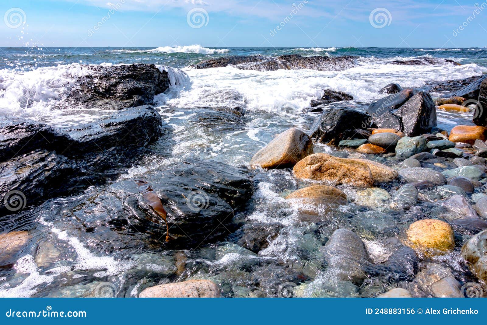 Scenic Views in Newport Rhode Island Harbor Stock Photo - Image of ...