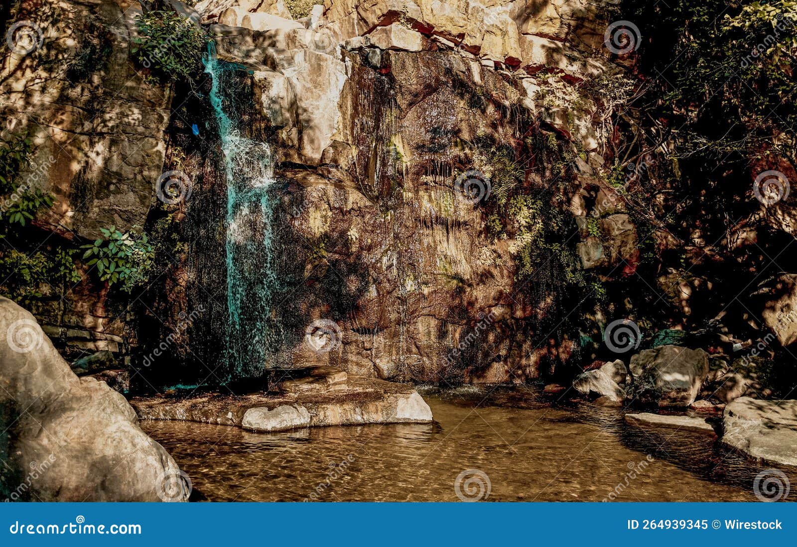 Scenic Waterfall in Kathiwada, Alirajpur District in India Stock Image ...