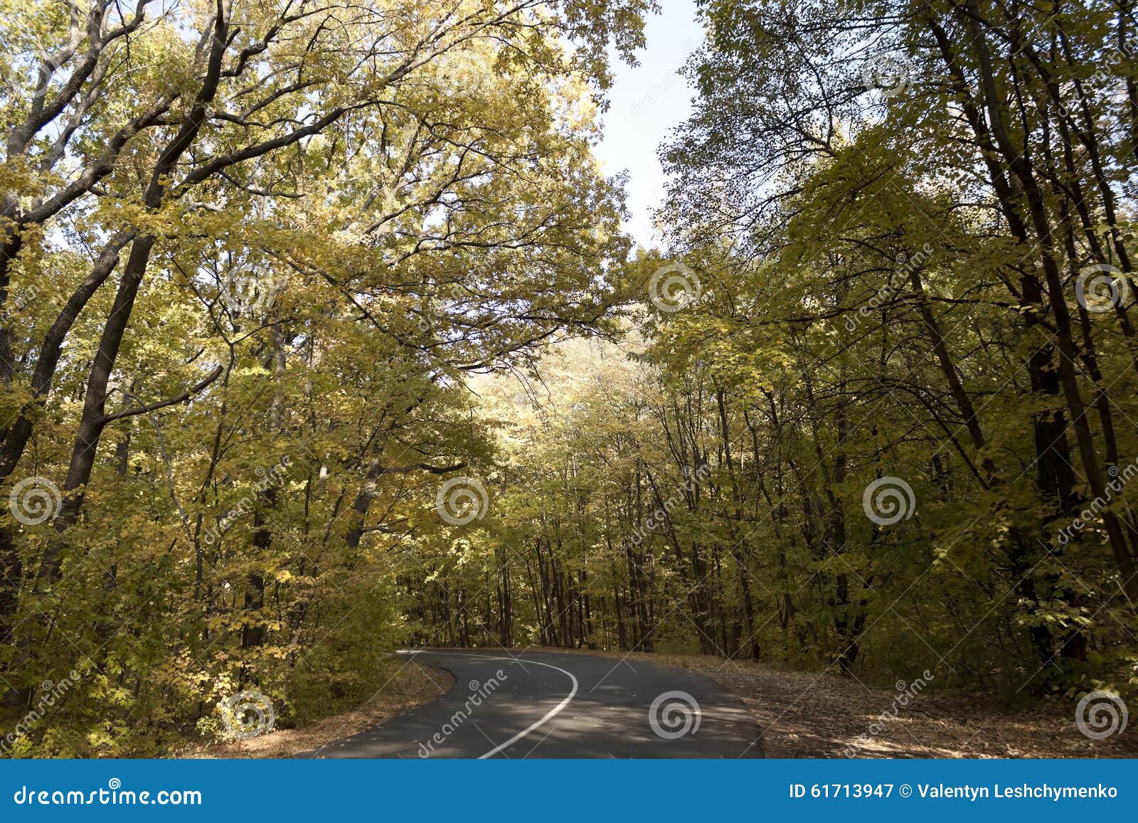 Sceniczny Zwrot Pusta Droga Obraz Stock - Obraz złożonej z przejażdżka ...