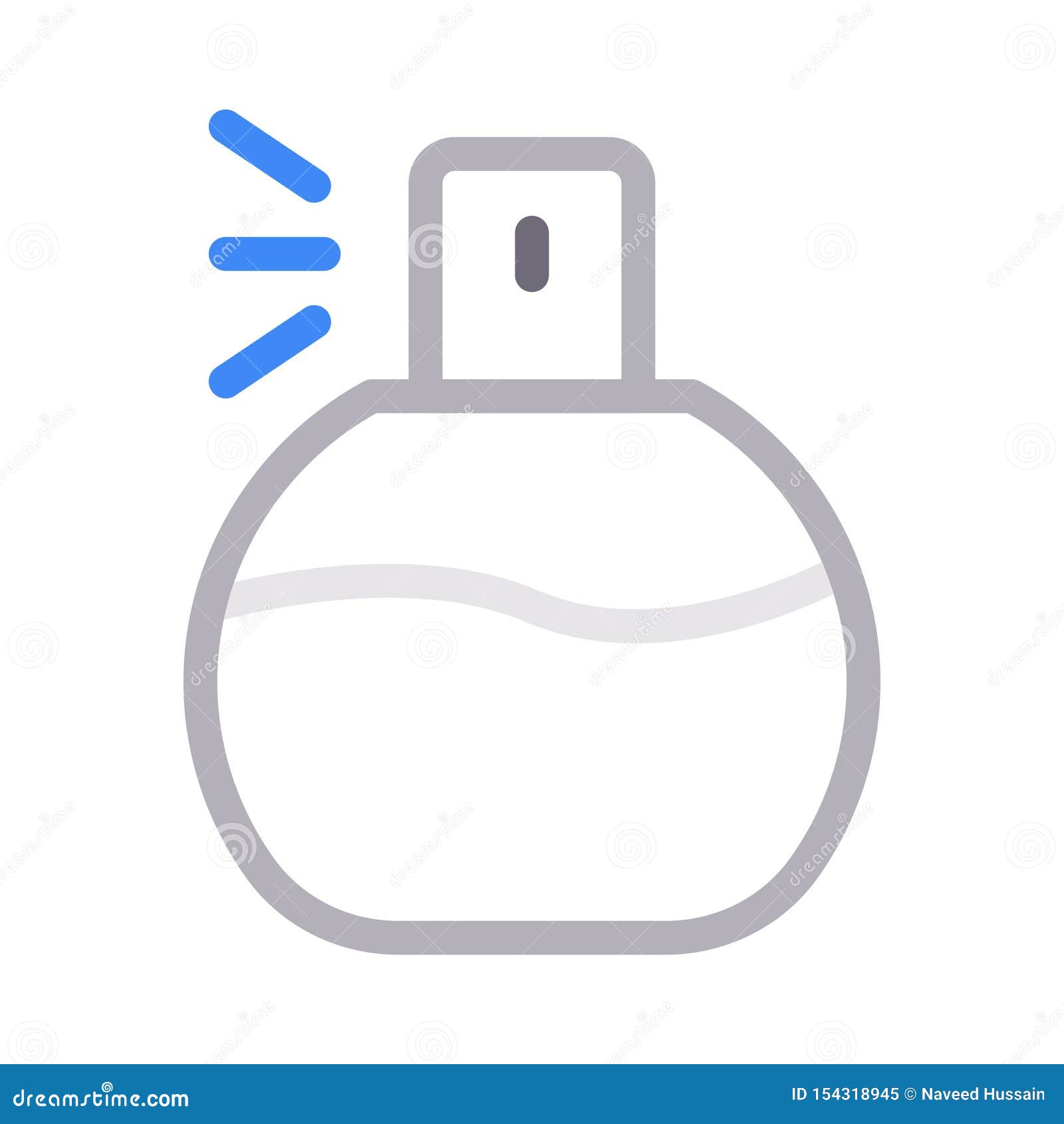 Scent Colour Line Vector Icon Stock Vector - Illustration of health ...