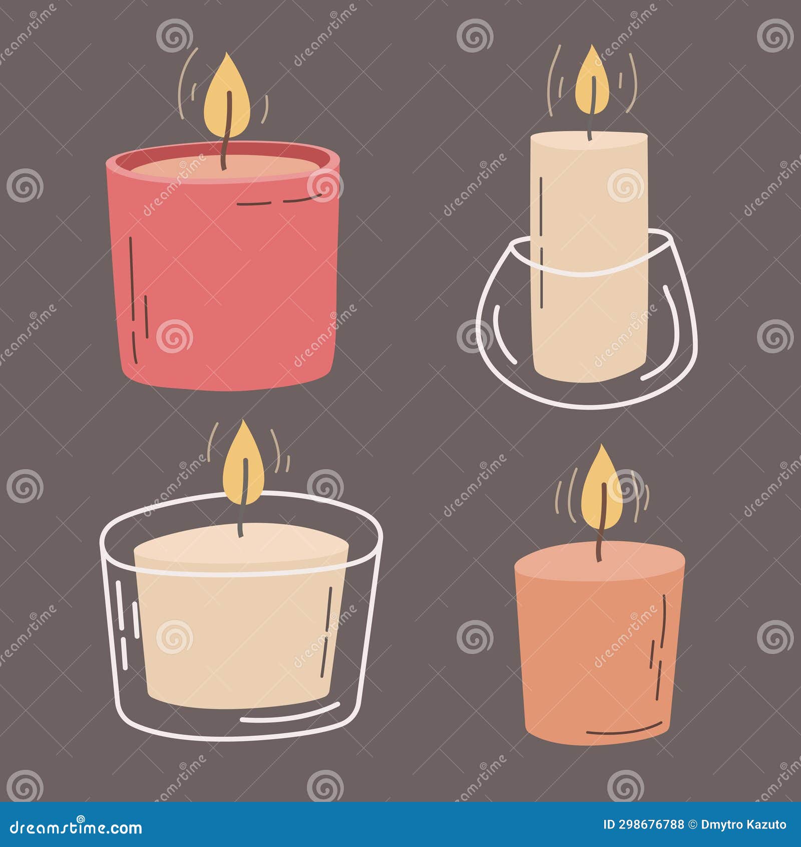 Scented Candle In Ceramic Pot With Two Wooden Wicks, Aromatic Candle ...