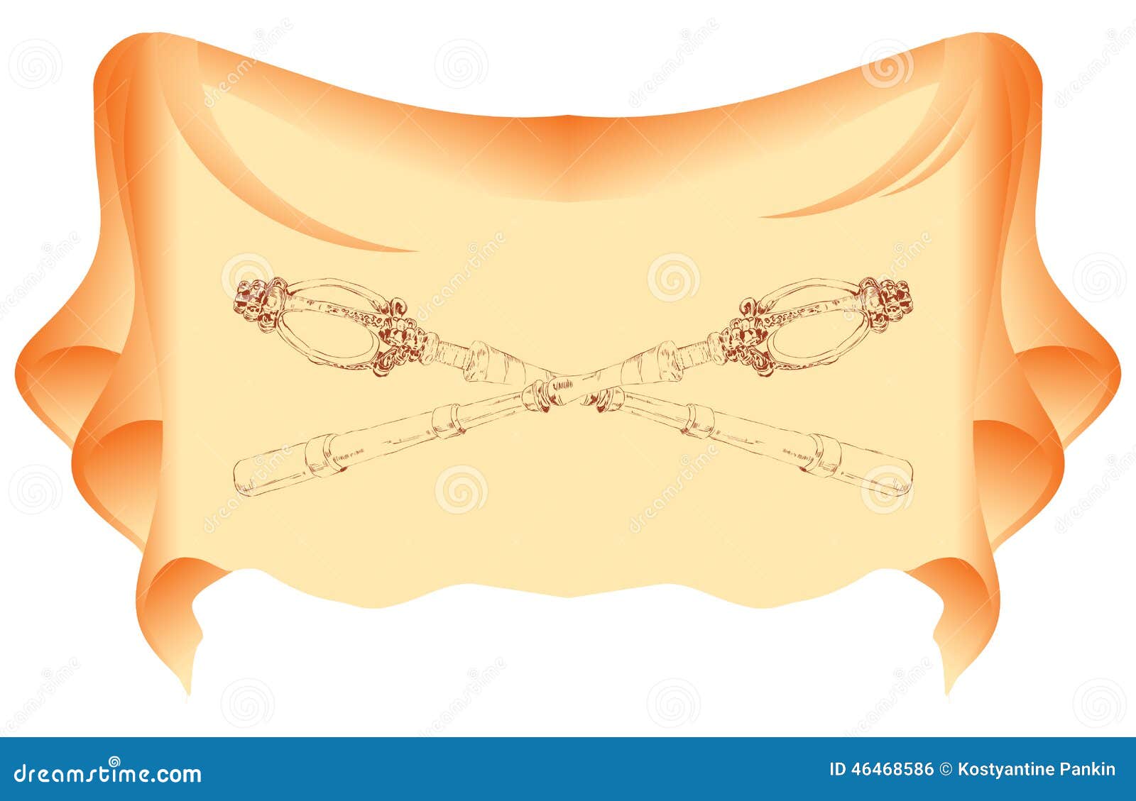 Set Of Scepter. Symbol Of Monarchy Design Template With Various Models ...
