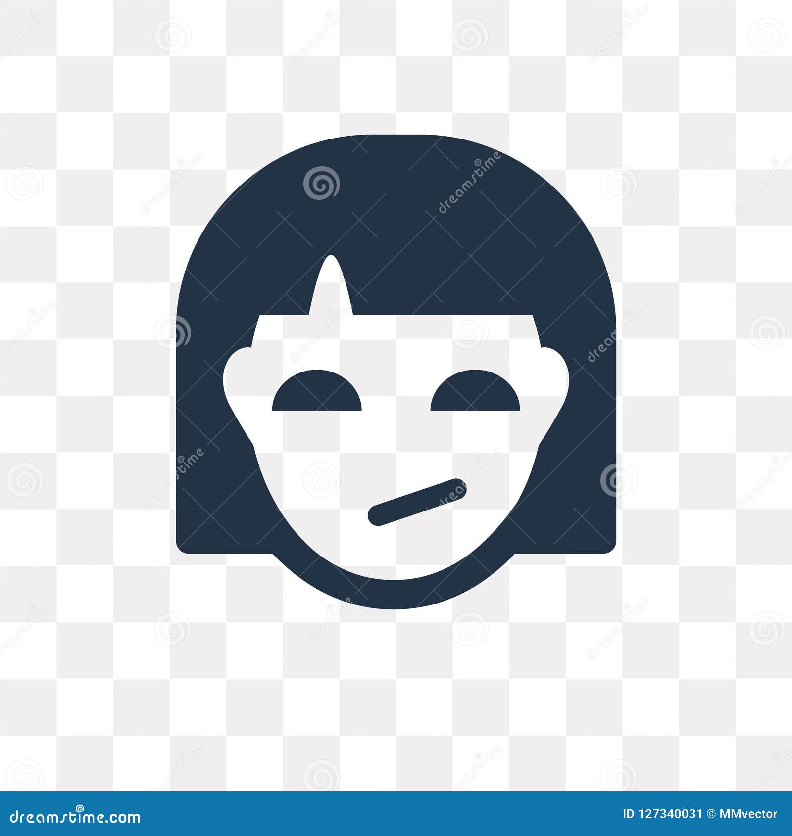 Sceptic Vector Icon Isolated On Transparent Background, Sceptic ...