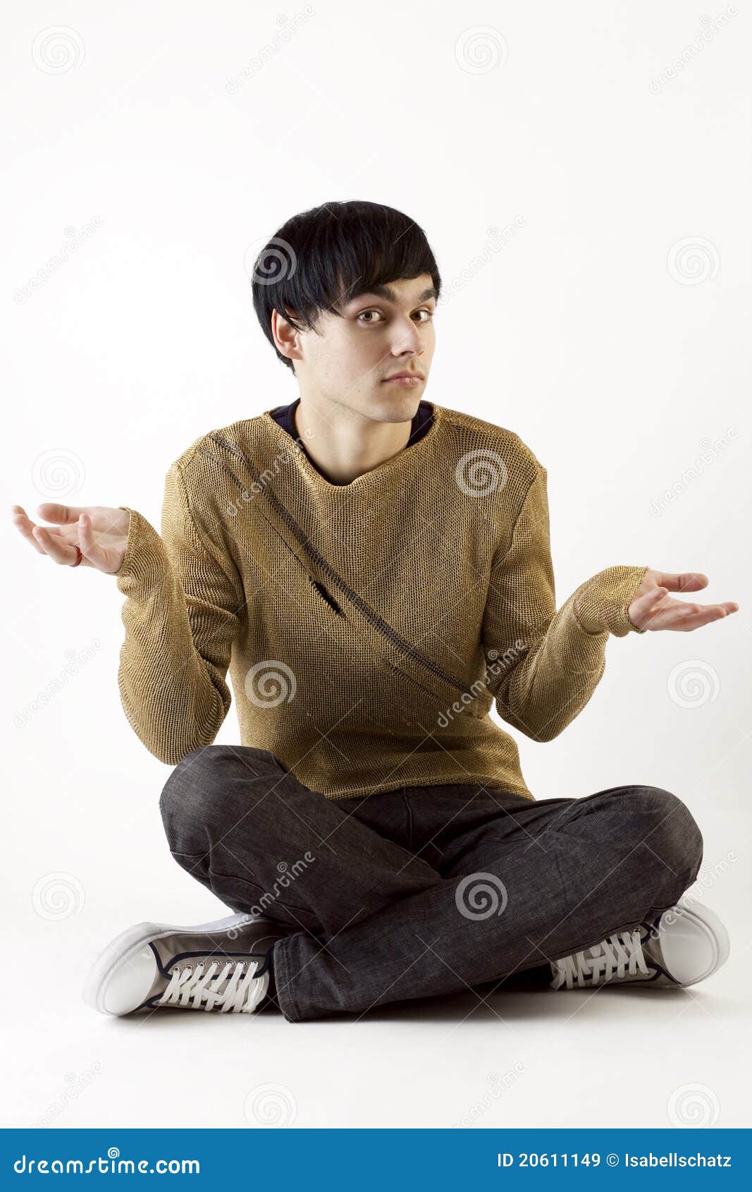 Sceptical looking man stock image. Image of expression - 20611149