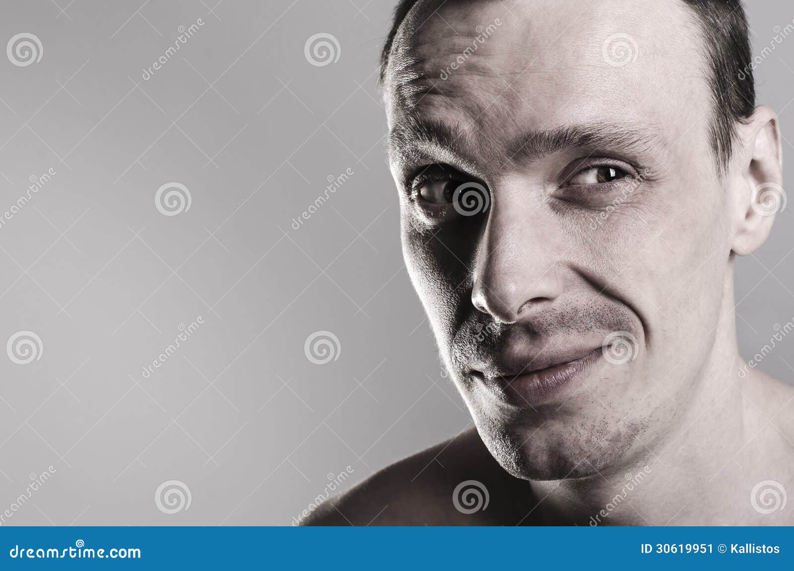 Sceptical man stock image. Image of sceptical, male, emotions - 30619951