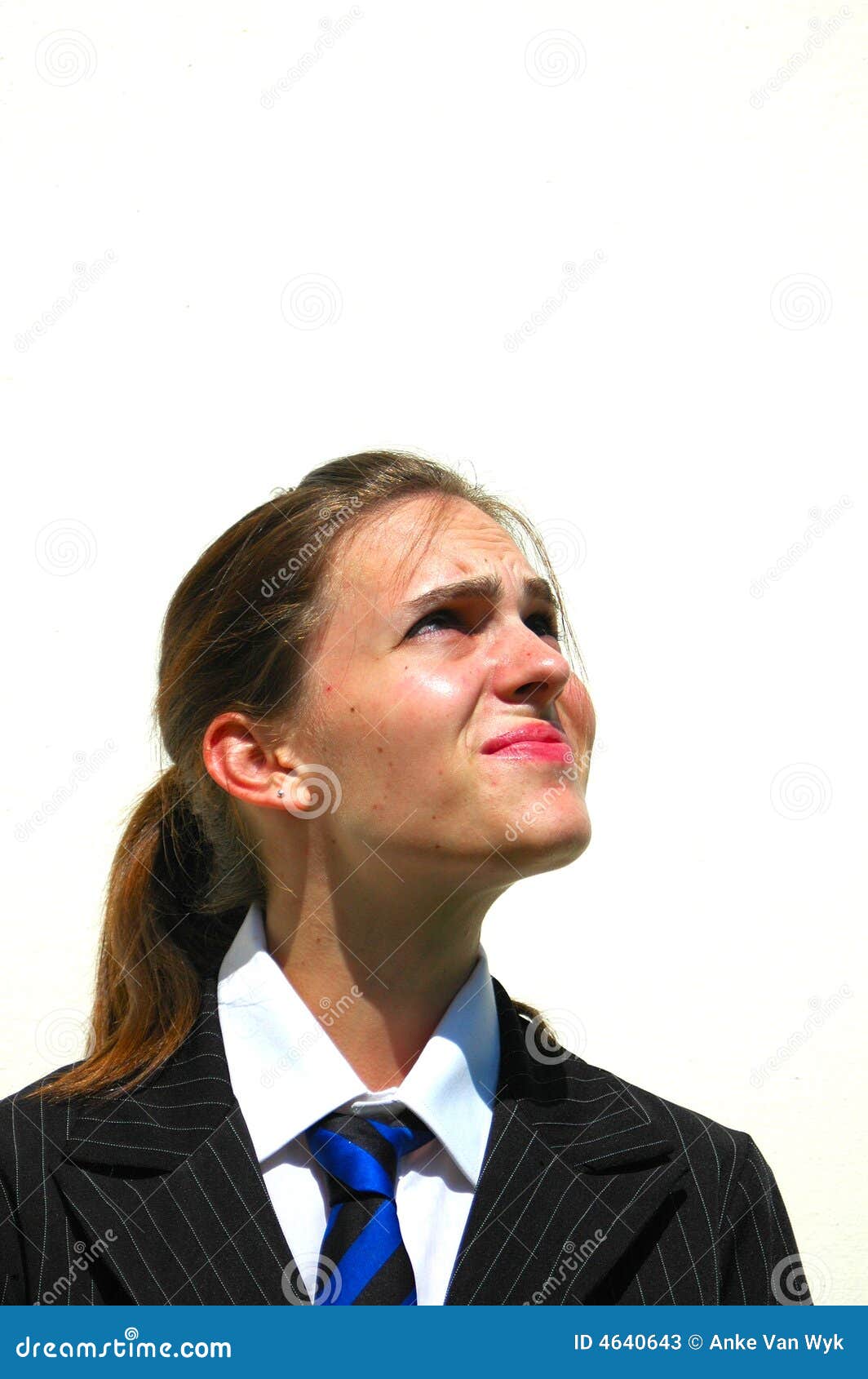 Sceptical student stock image. Image of beautiful, caucasian - 4640643