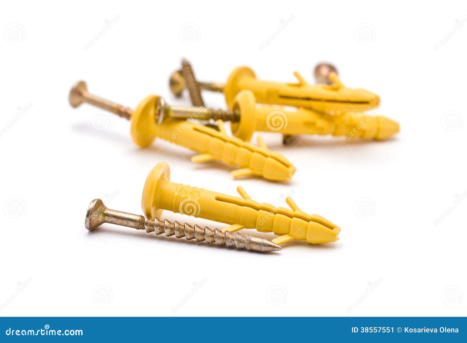 Scews and Dowels stock image. Image of macro, industrial - 38557551