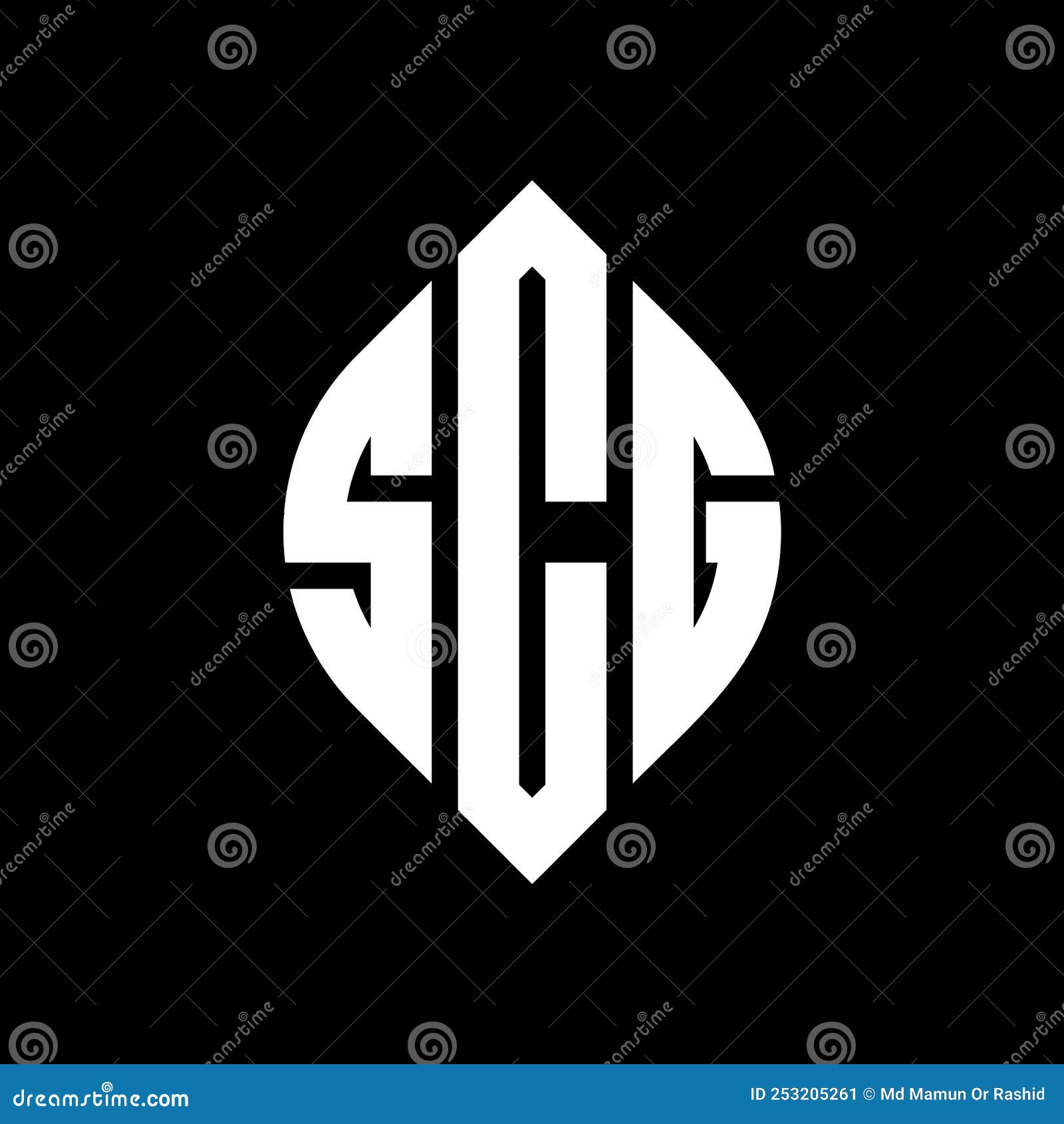 SCG Circle Letter Logo Design with Circle and Ellipse Shape. SCG ...