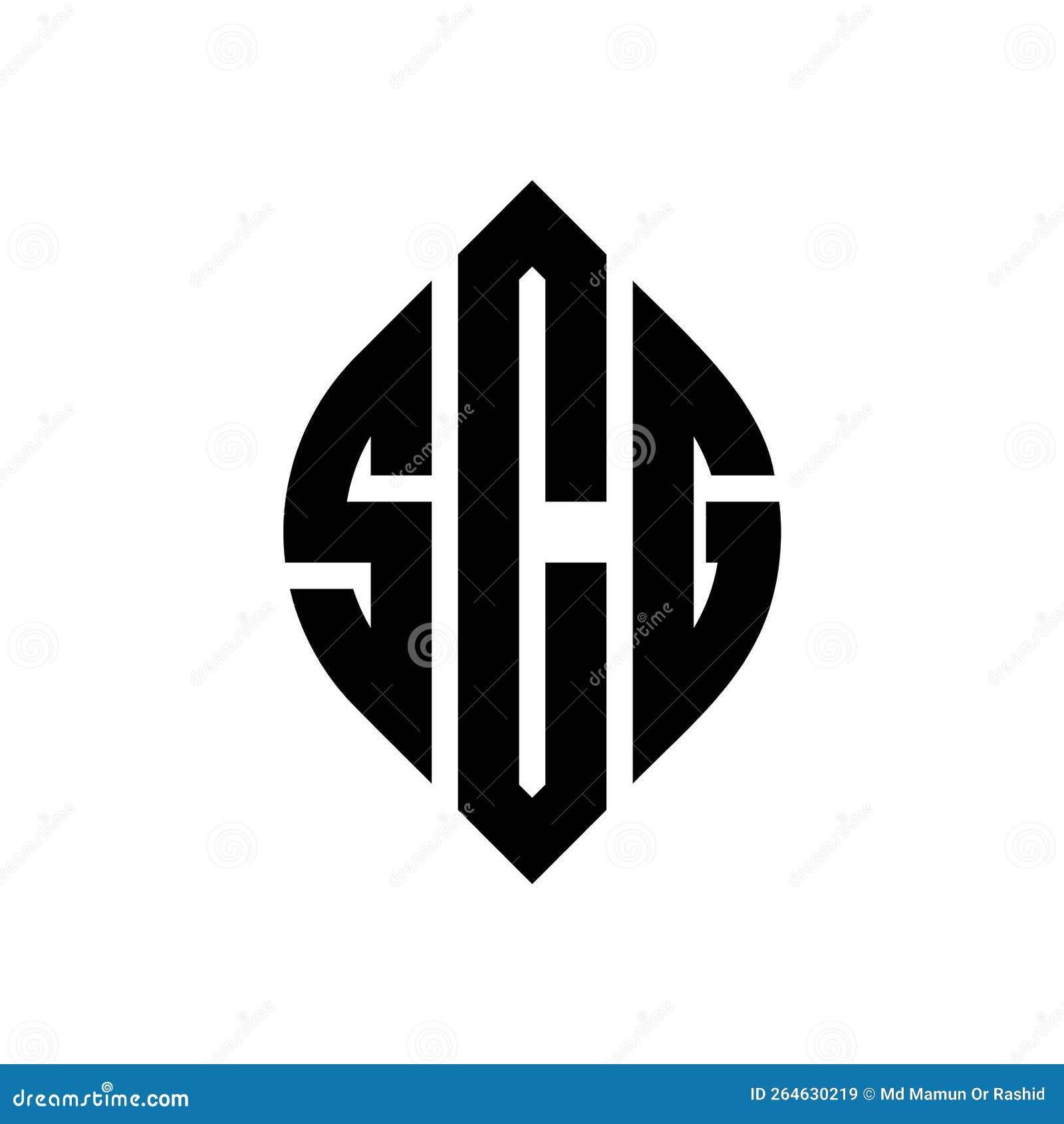 SCG Circle Letter Logo Design With Circle And Ellipse Shape. SCG ...