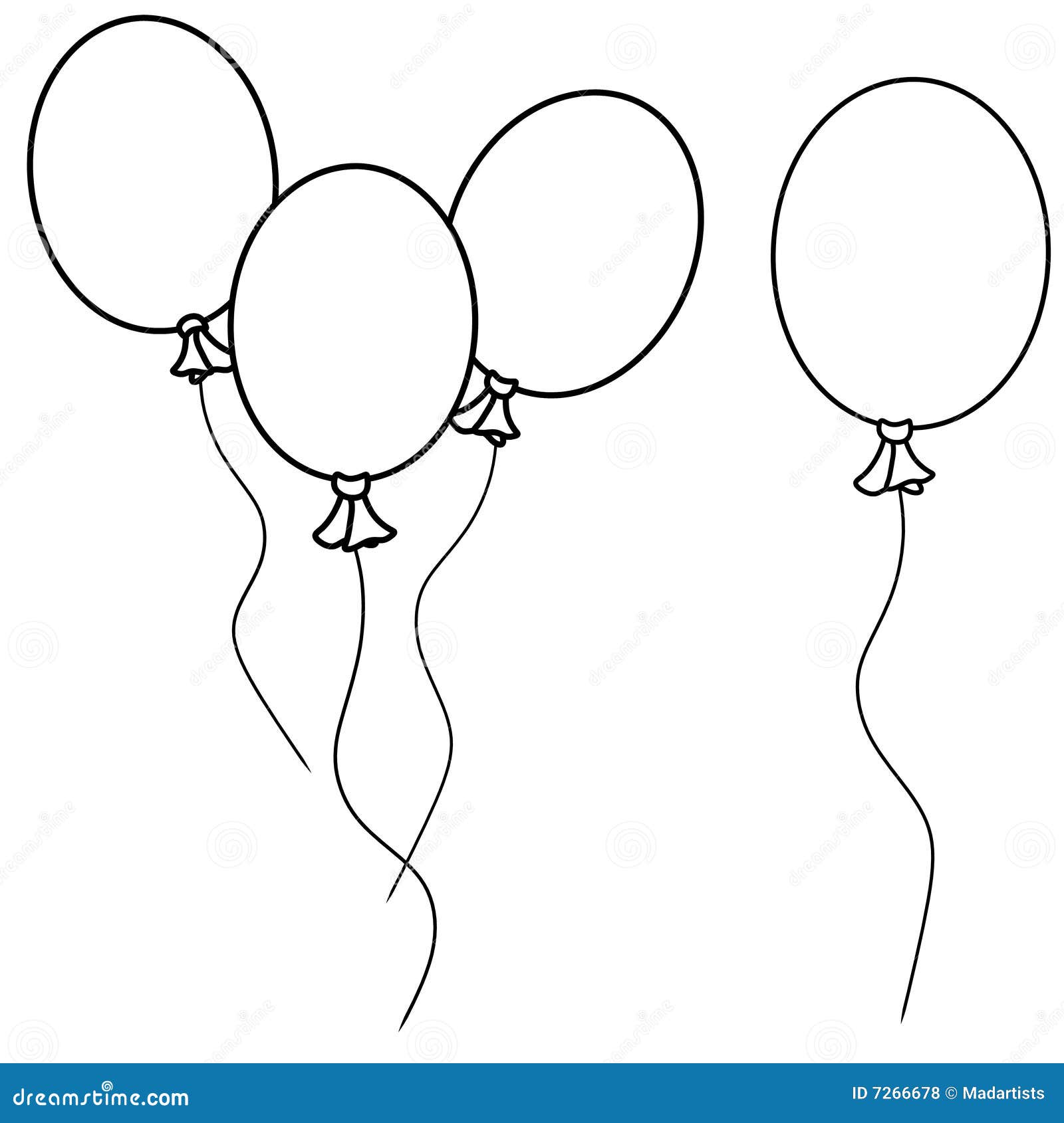 Schéma simple ballons illustration stock. Illustration du images - 7266678